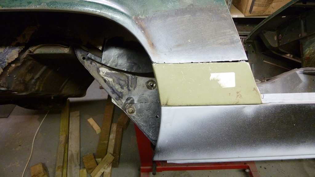 MG Midget 1965 MKII Restoration Project: Front lower repair for the ...