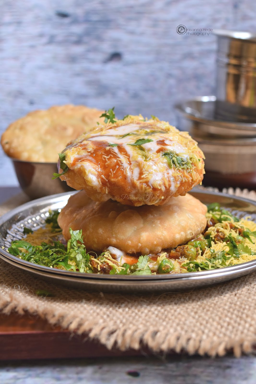 Dahi Matar Kachori Chaat Recipe | Savory Bites Recipes - A Food Blog ...