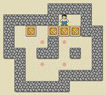 Sokoban: Sokoban lessons - Four boxes (with rooms)