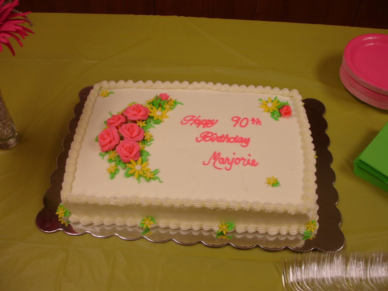 Cakes by the Sugar Cains: Marjorie's 90th Birthday Party