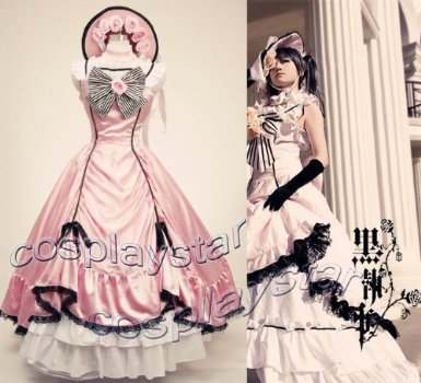 Black Butler Costume Kuroshitsuji Ciel Cosplay Dress - Cheap Halloween ...