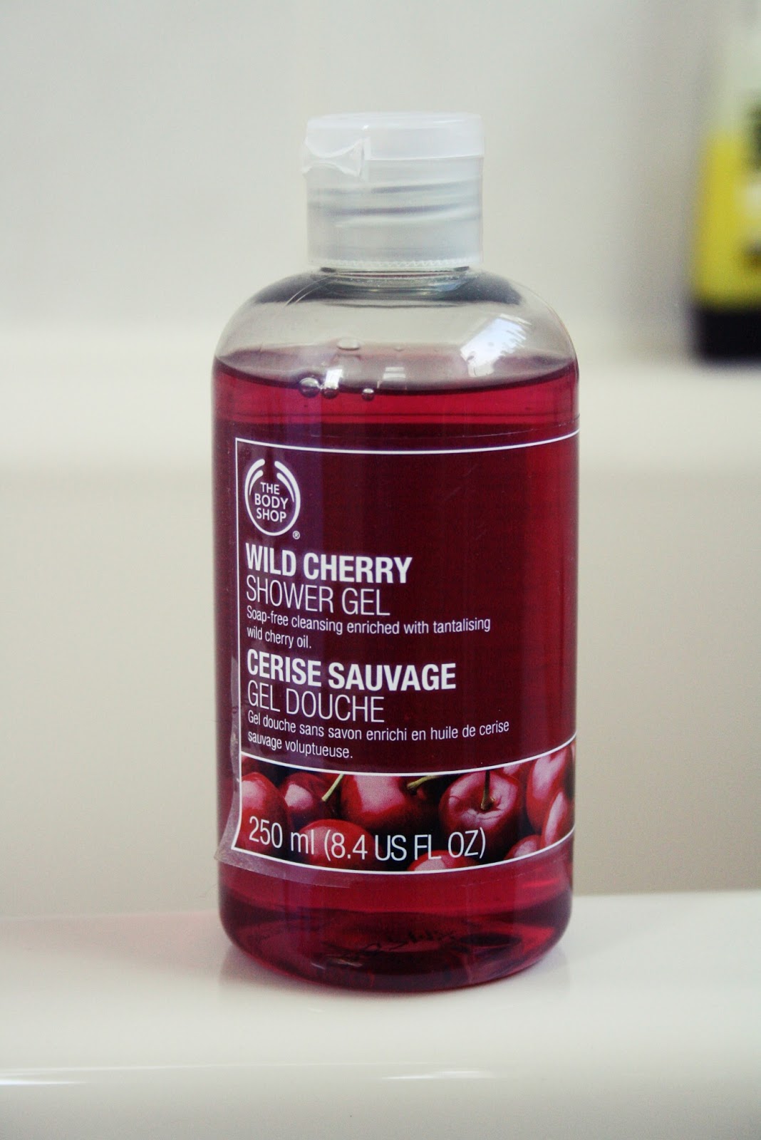 Beauty and Lifestyle Blog: The Body Shop Shower Gel - Wild Cherry