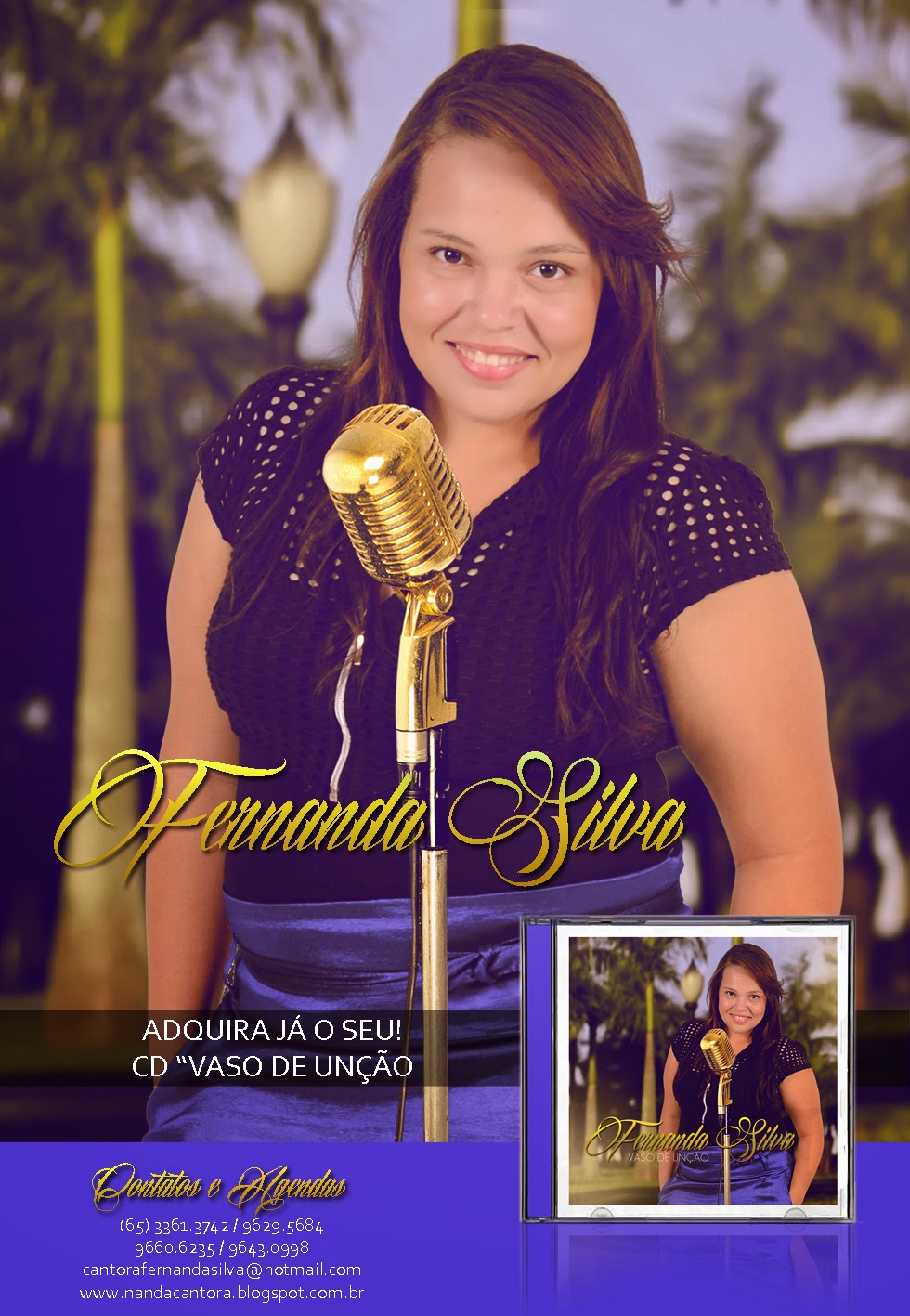 Conheça um pouco a Cantora Fernanda Silva