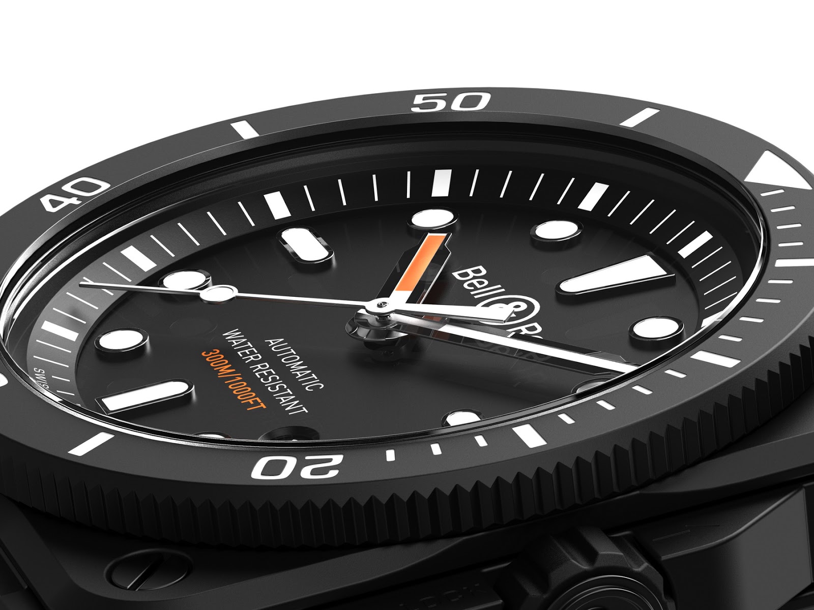 OceanicTime: Bell & Ross BR 03-92 DIVER BLACK MATTE [CERAMIC]