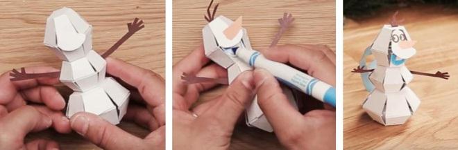 Olaf 3d Origami