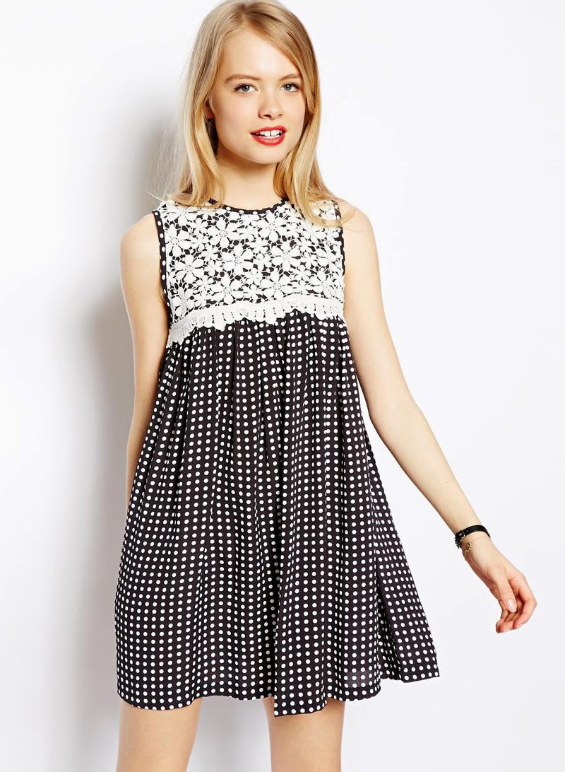 [JS SIMS 3] Crochet Lace Sleeveless Swing Dress