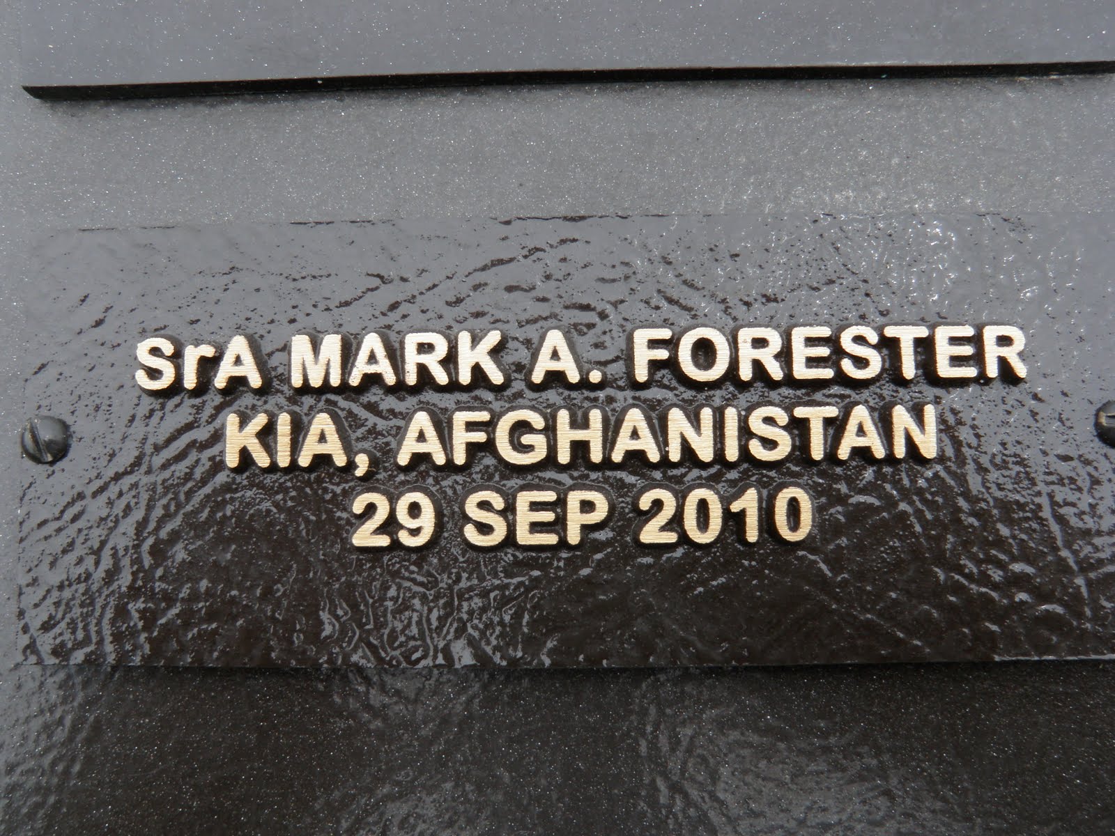 Combat Control Net: SrA Mark A. Forester Memorial Push-Ups