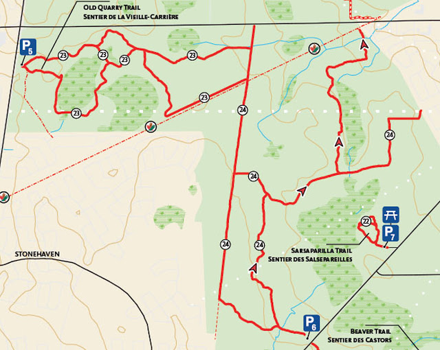 Richard's GPS Trail Maps: Old Quarry Trail System Remapped 2015 Updated ...