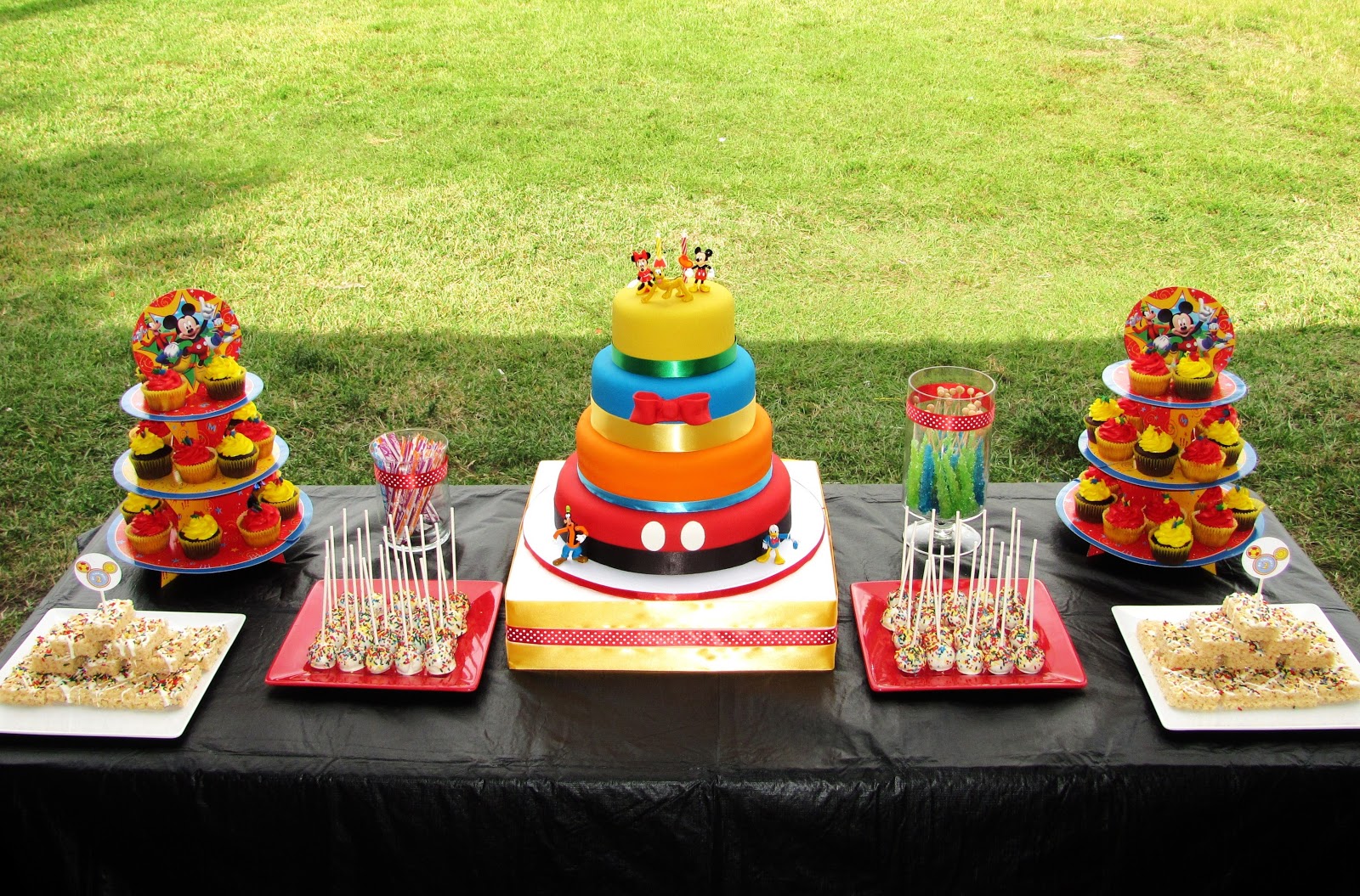 SWEET TREATS CAROUSEL: Mickey Mouse Dessert Table