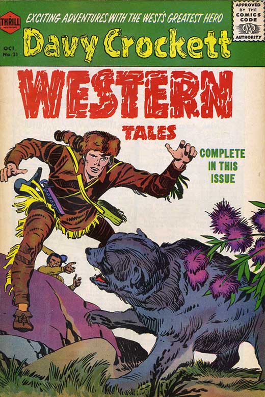 Western Comics Adventures: WESTERN TALES: DAVY CROCKETT "Devil Rapids"