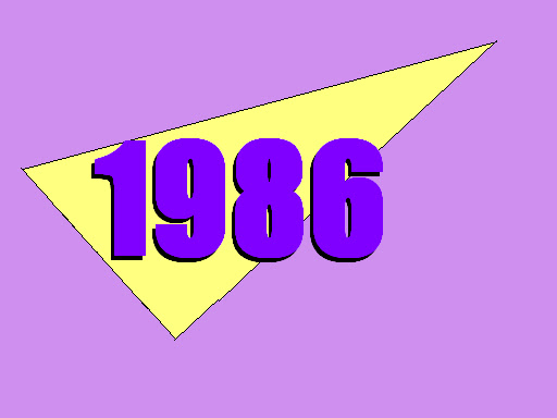 A POP CULTURE ADDICT - IN REHAB: July 2, 1986