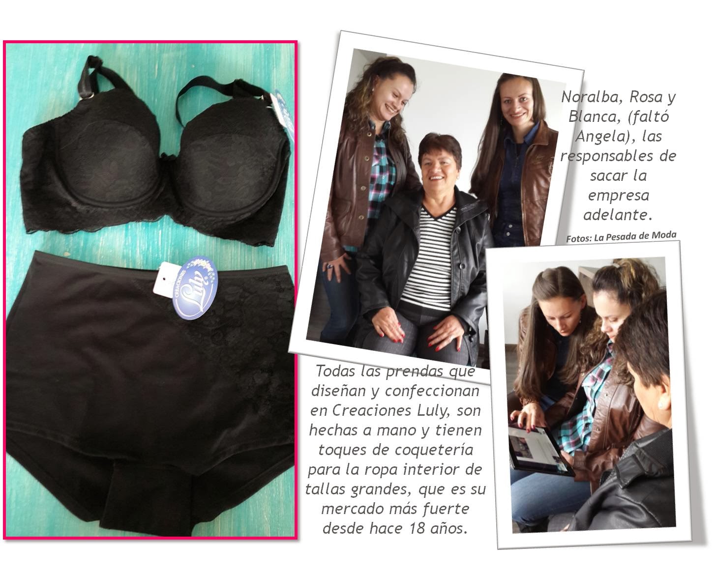 Creaciones Luly, autodidactas haciendo ropa interior Plus Size desde ...