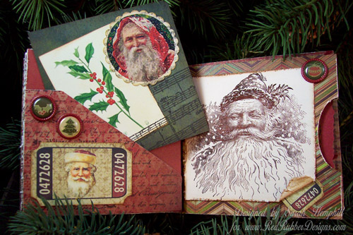 Vintage Figments: Santa Mini Album
