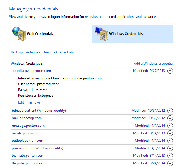 IT & Network: Managing Account Credentials for Windows and the Web with ...