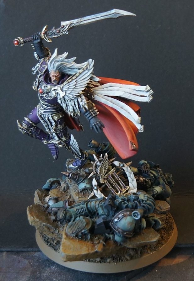 40k Hobby Blog: Fulgrim With Standard