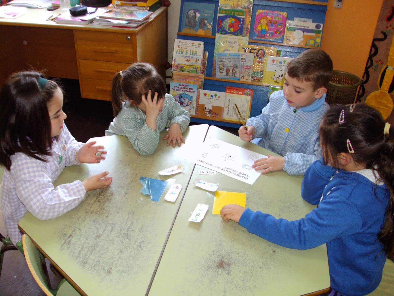 Os pequerrechos de 3: TRABAJO COOPERATIVO EN EL AULA