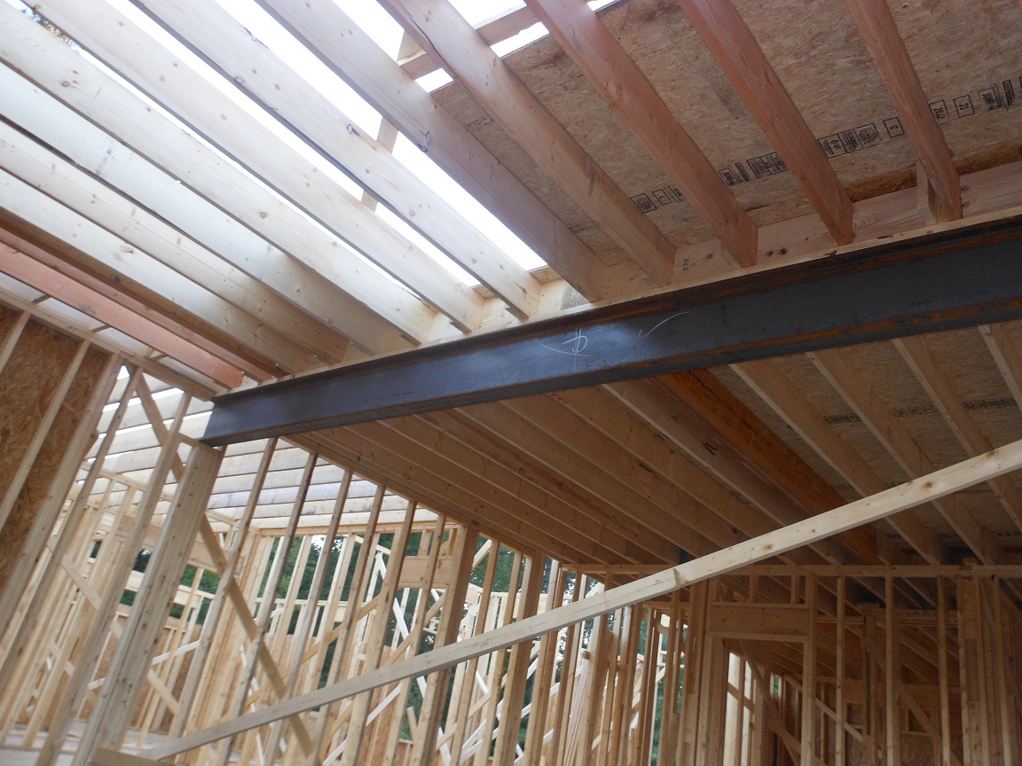 Triplett's New House: Framing Continues