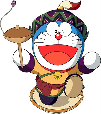 Yellow Wallpaper: Doraemon