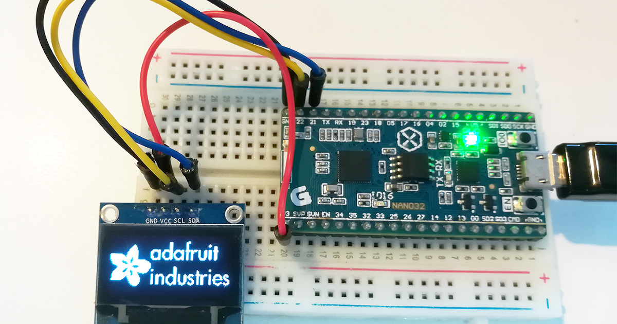 Esp32 Connect Oled Display Ssd1306 Mikro Arduino