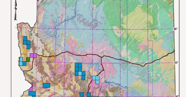 Arizona Geology: Index of Arizona geologic maps published for 1925-2015