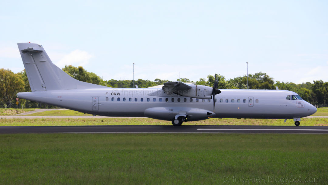Far North Queensland Skies: Air Tahiti ATR 72-600 F-ORVI delivery flight