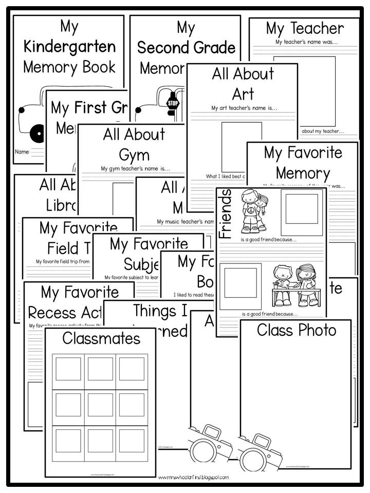 Mrs. Wheeler's First Grade Tidbits: End of the Year Activities