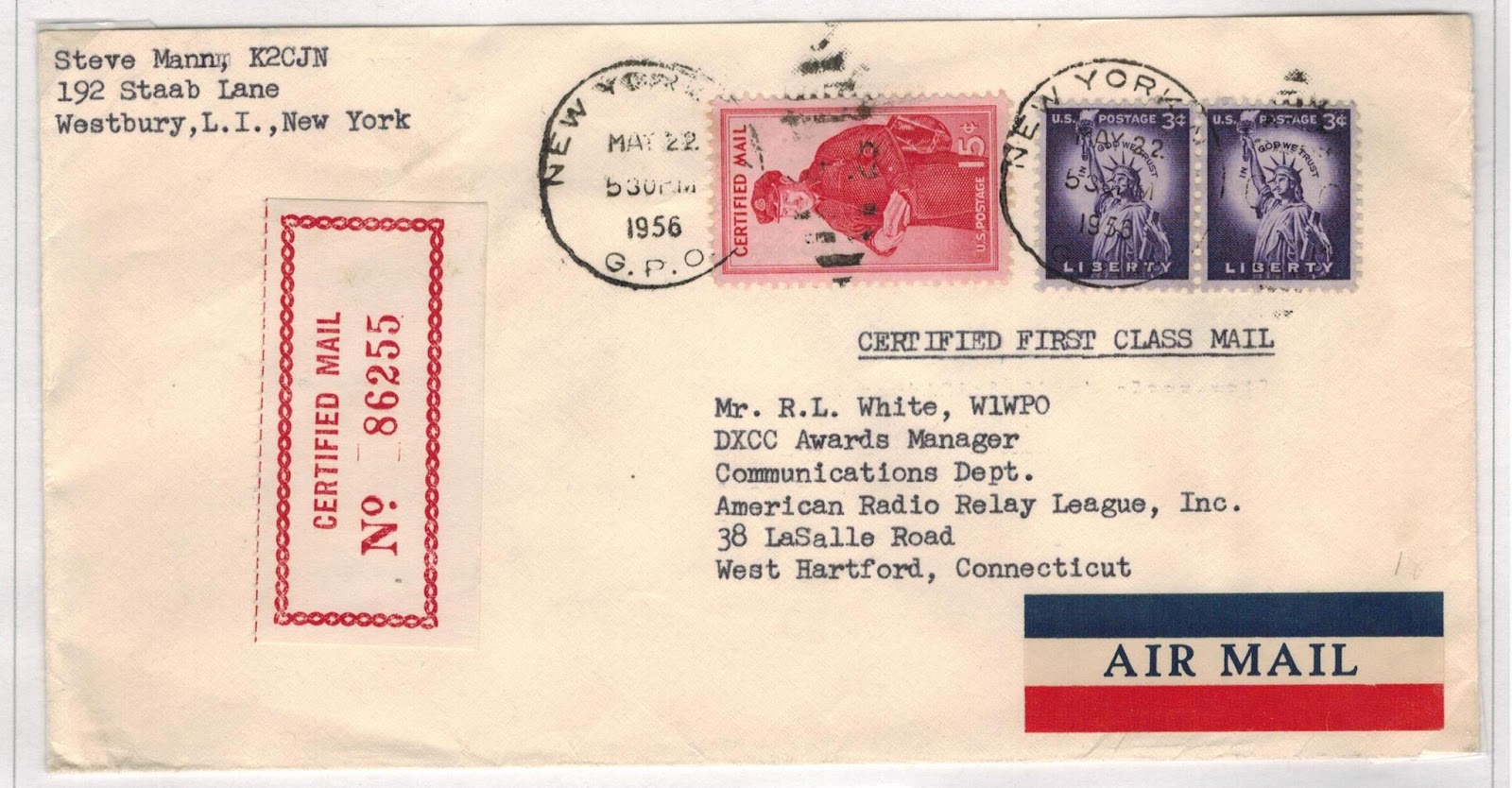 Postal History Corner: Certified Mail