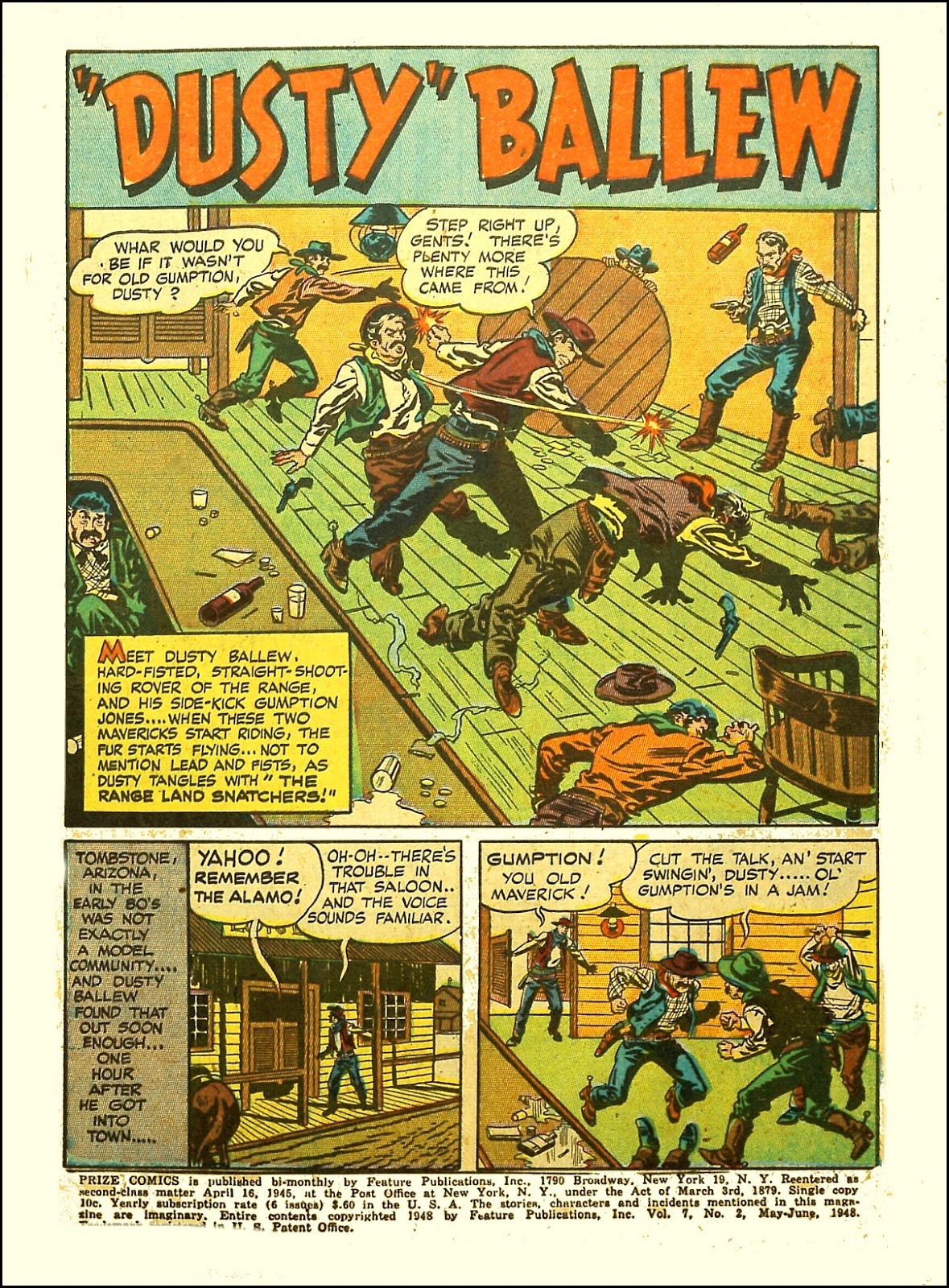 Old-fashioned Comics: Prize Comics Western #069 - #119 (1948-1956 ...
