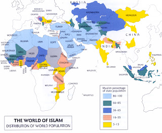 Muslim Populace around the world