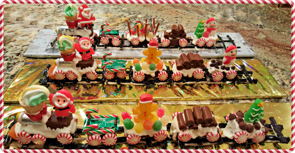 Candy Trains, Cocoa & Wreaths | Life and Linda