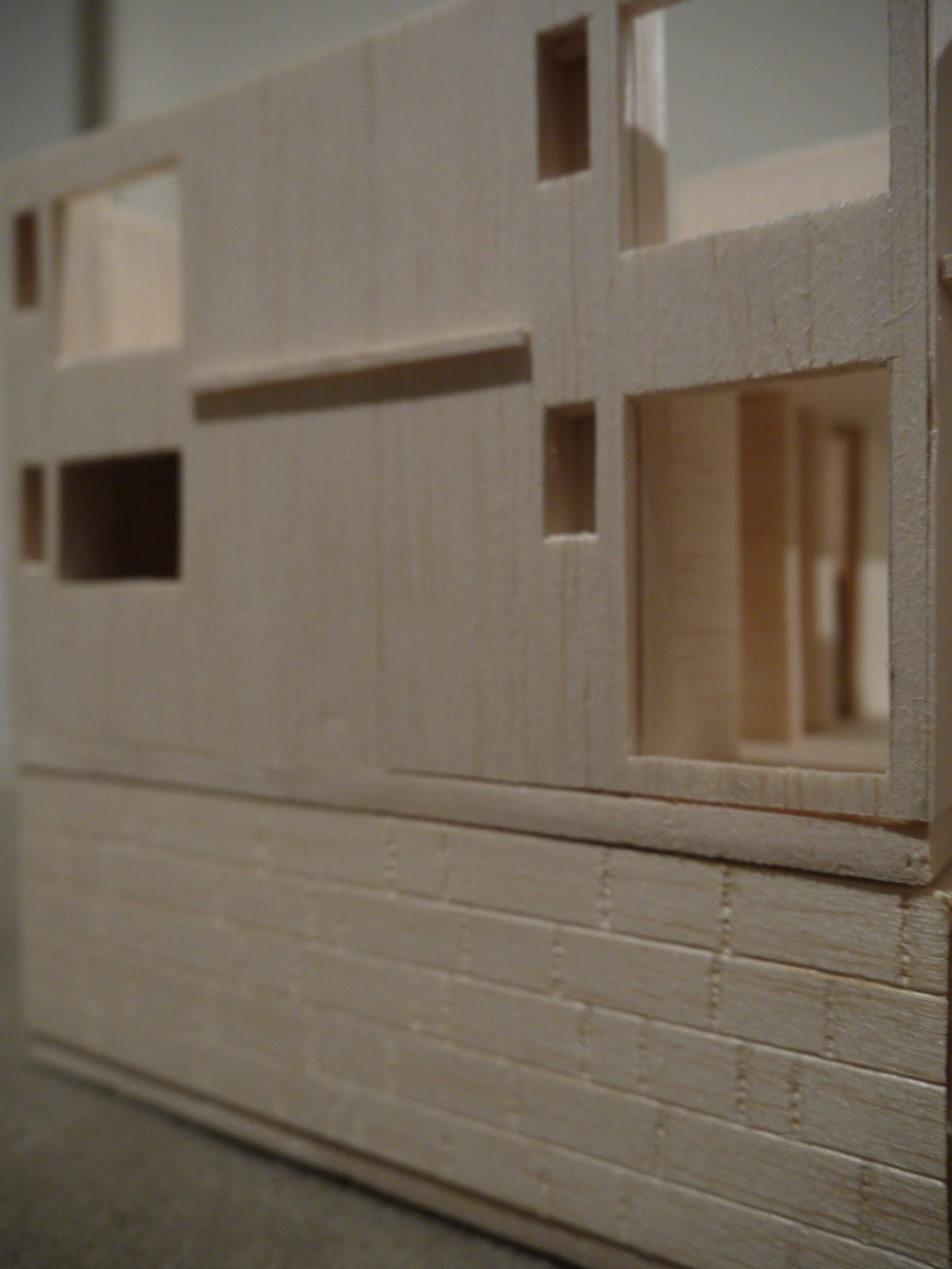 TeresaPeng1142: Model it! 1:50 Model of Fisher House by Louis Kahn