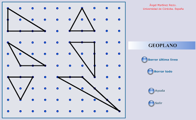 Primer año SECU (Ingresantes 2013): Geoplano virtual