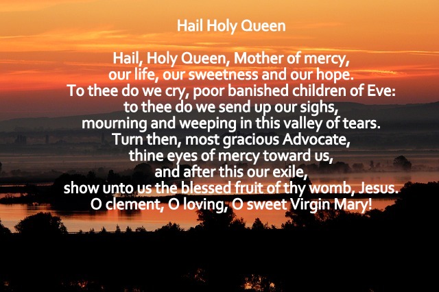 Catholic Prayers: Hail Holy Queen