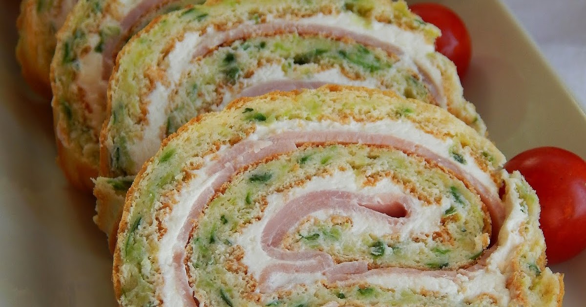 Jekin Kapric : Rolat (ili torta) od rendanih tikvica