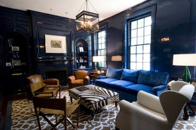 A Library of Design: Feeling Blue: Why Navy Interiors Reflect Our Mood