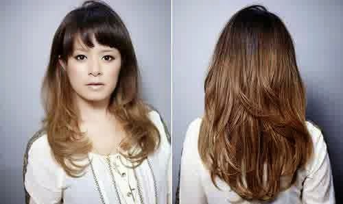Model Tatanan Rambut : Model Potongan Rambut Layer Panjang dan Pendek ...
