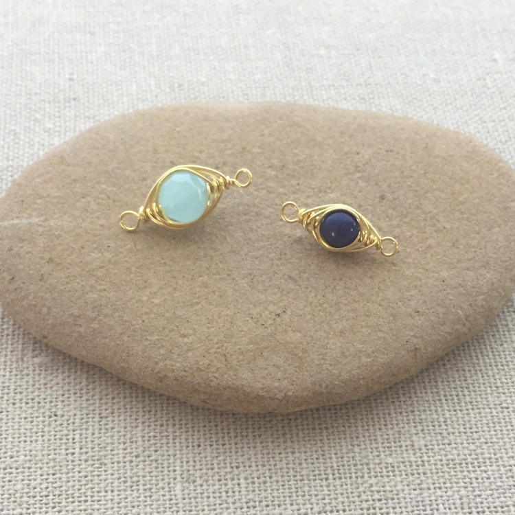 Lisa Yang Jewelry : Free Herringbone Wire Wrap Link Tutorial