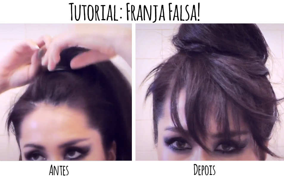 Morena Sabor Pimenta: PASSO A PASSO : FRANJA FALSA