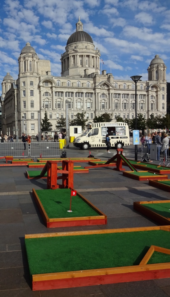 The Ham and Egger Files: Crazy Golf at the Pier Head in Liverpool