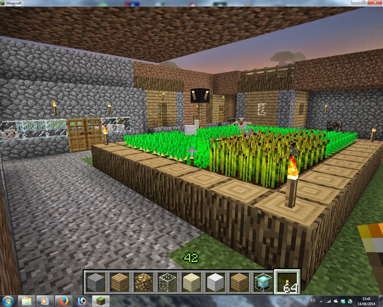 Construcciones en Minecraft: Antiguo Poblado Fortificado