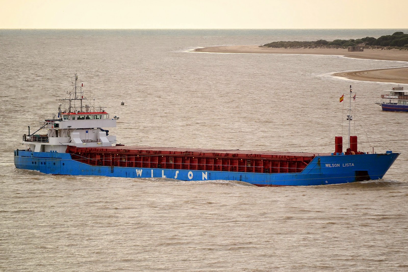 BUQUES MERCANTES A SU PASO POR SANLUCAR DE BARRAMEDA: WILSON LISTA