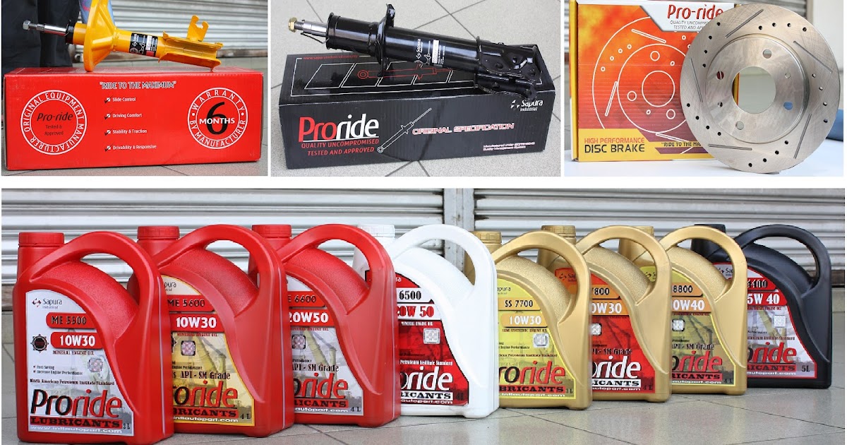 Makluman dan Informasi Absorber & Spring Proride untuk pelbagai jenis ...