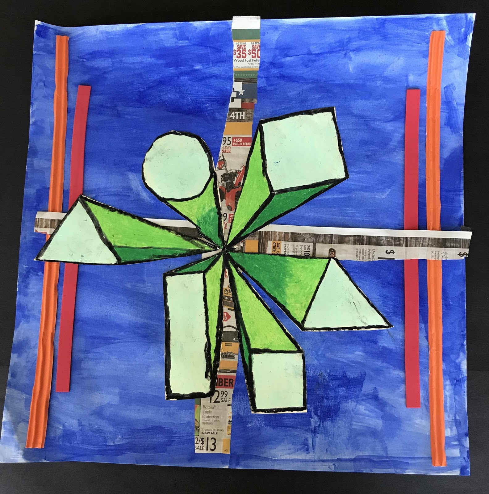 Paintbrush Rocket: 5th Grade - One Point Perspective