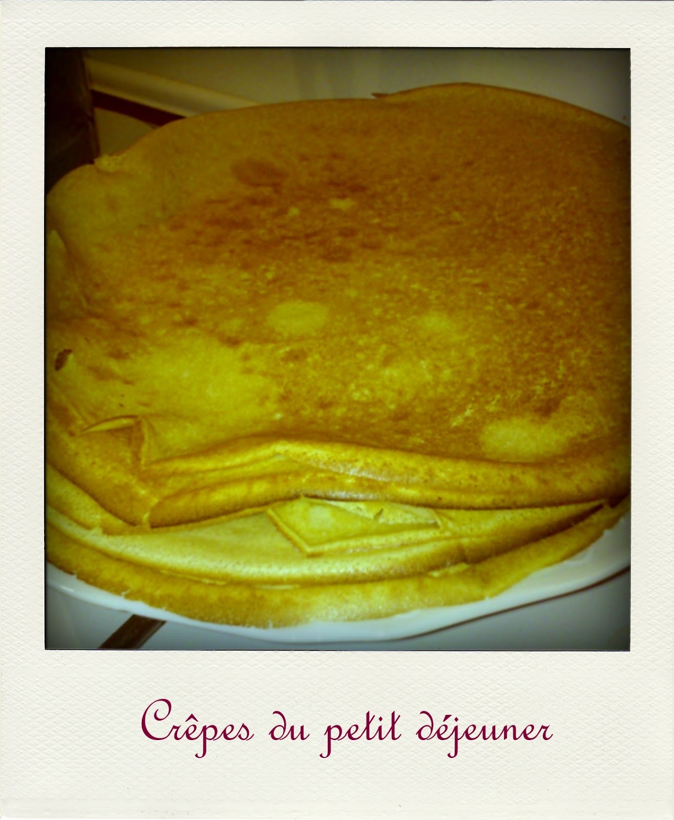 Brèves de gourmandise: Crêpes du petit déjeuner