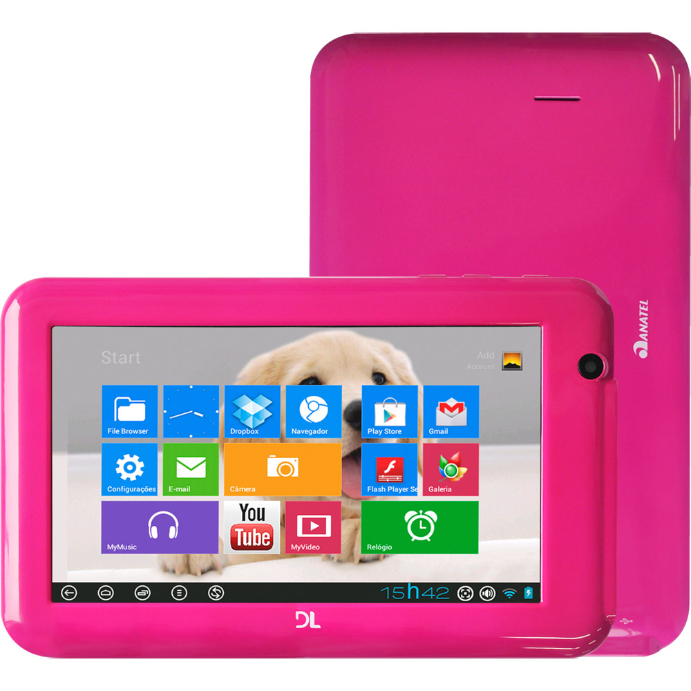 TABLET DL HD7 PLUS ROSA