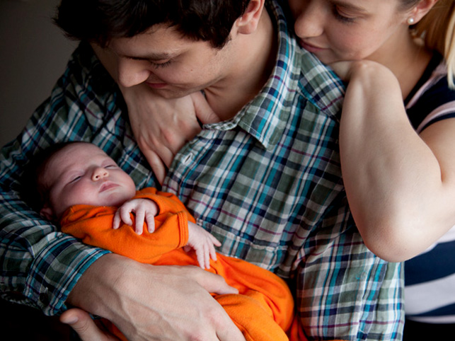 First week with your newborn baby at home! - Layered Cake