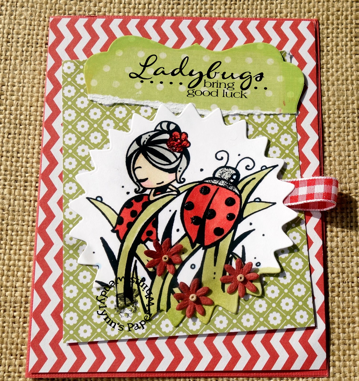 Wendylynn's Paper Whims: Ladybug Card