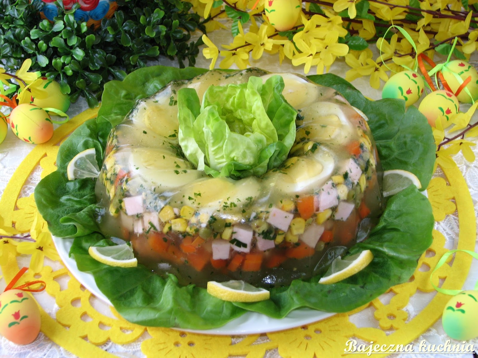 Bajeczna Kuchnia: Galareta z szynką i jajkami