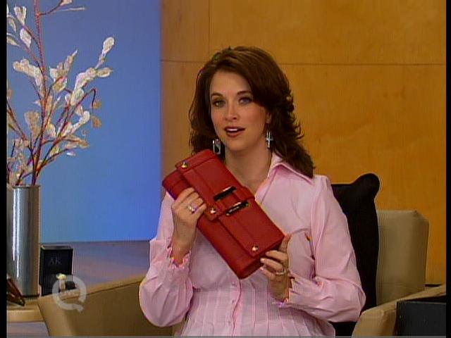 Ladies in Satin Blouses: Jacque Gonzales - pink blouse