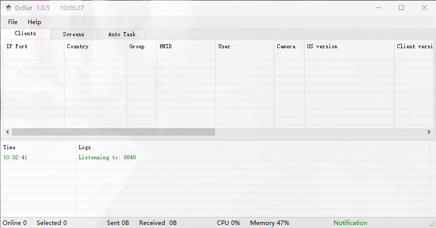 DcRat - A Simple Remote Tool Written In C#
